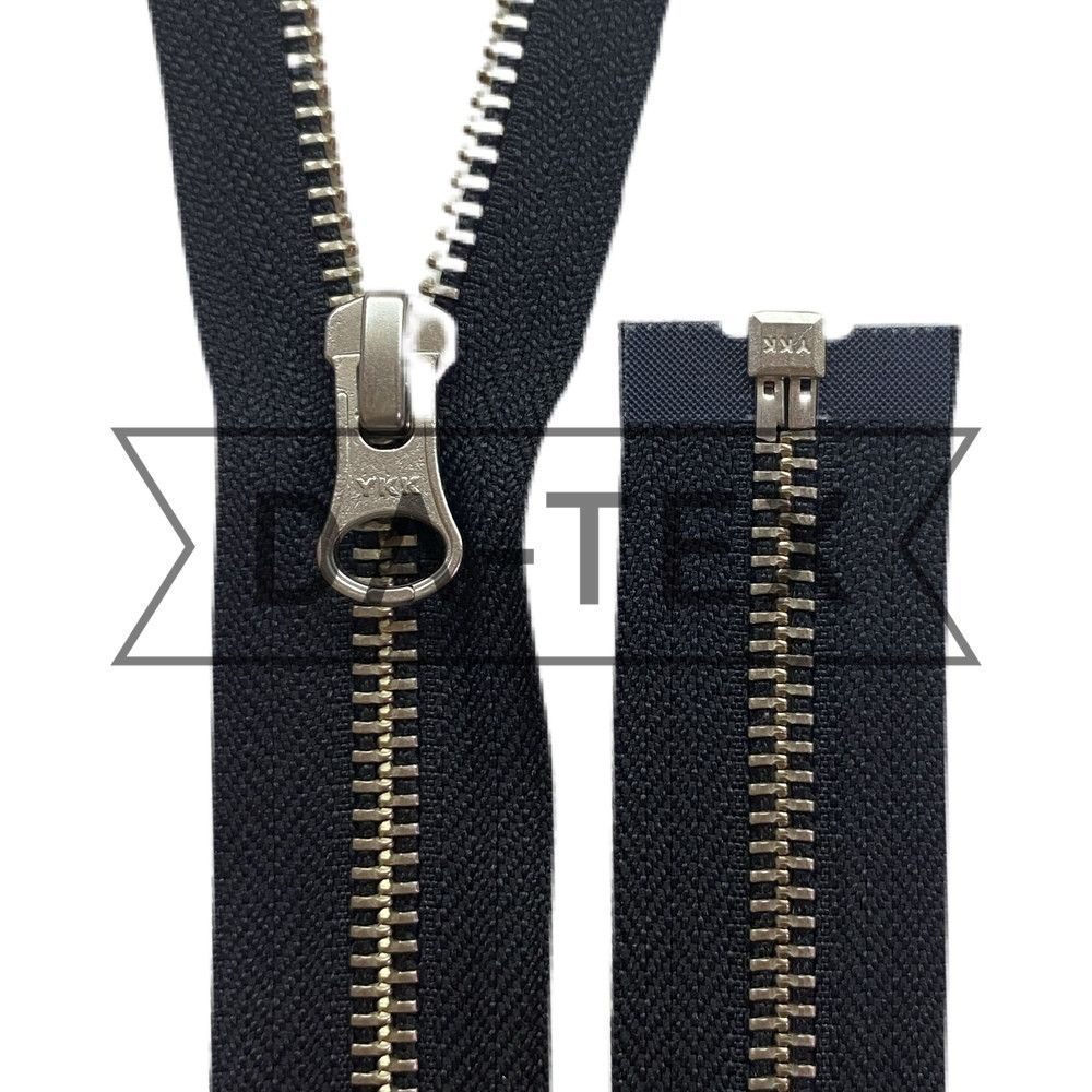 75 cm Metal zipper #5 O/Е nikel black tape YKK buy in Ukraine